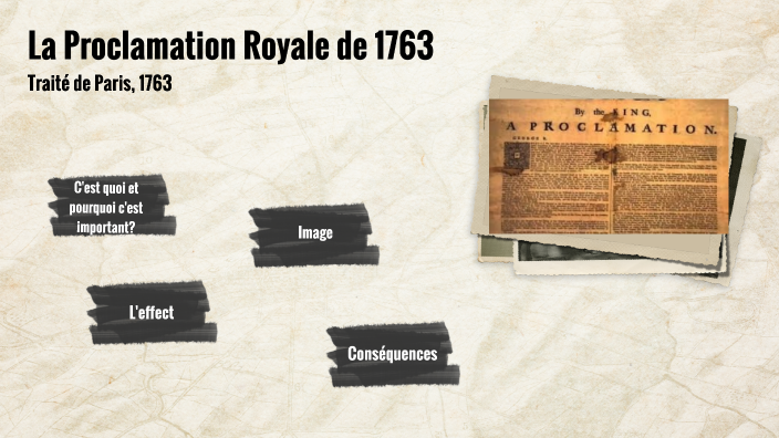 La Proclamation Royale de 1763 by Ava Cottingham on Prezi