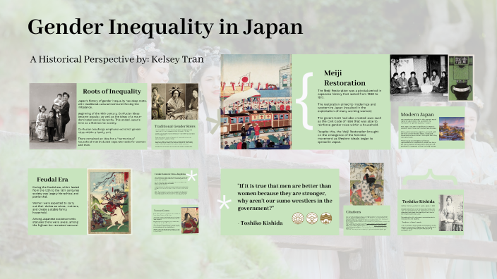 Gender Inequality in Japan by Kelsey Tran on Prezi