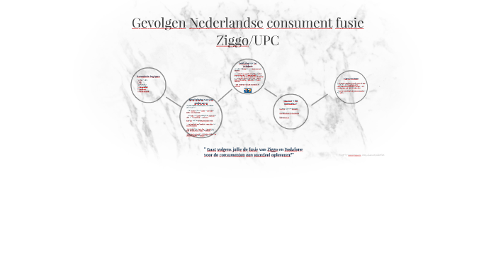 De gevolgen van de fusie van Ziggo met UPC voor de consument by ...