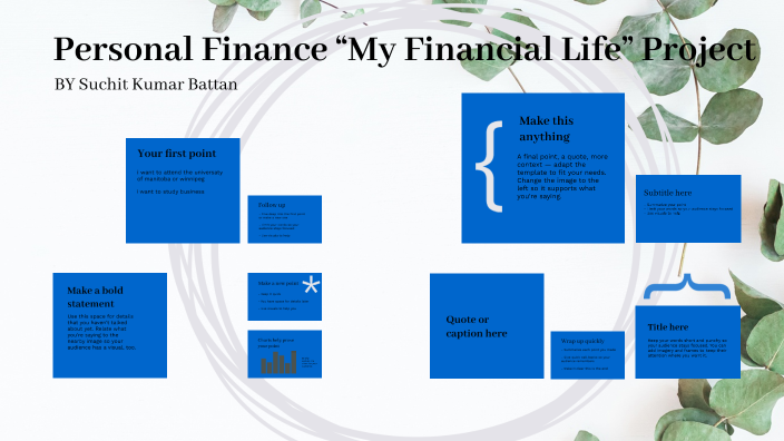 Personal Finance “My Financial Life” Project by Suchit Kumar on Prezi