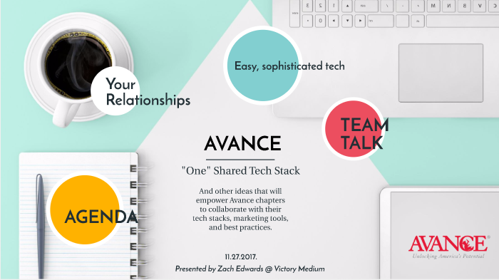 Avance Technology Presentation - "One" Shared Tech Stack by Zach ...