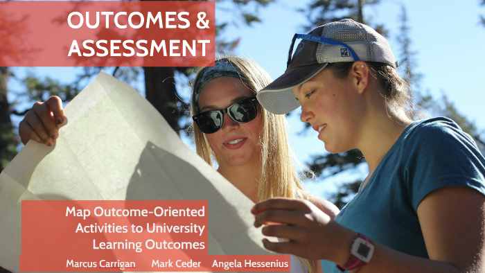 AORE 2016: Outcomes and Assessment: Map Outcome-Oriented Activities to ...