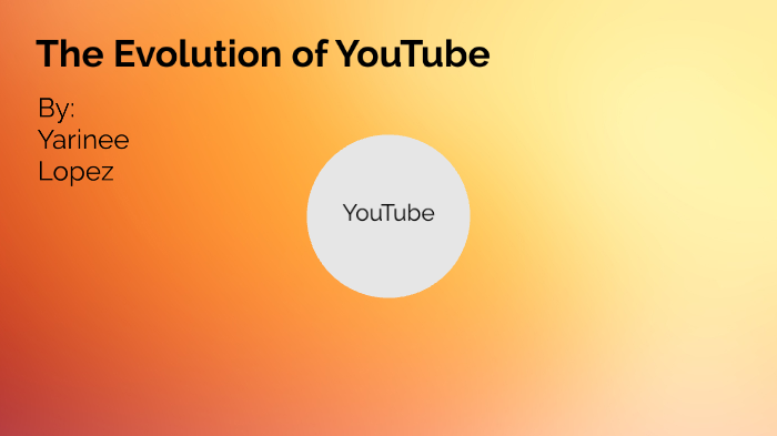 The Evolution of YouTube by Yarinee Lopez on Prezi