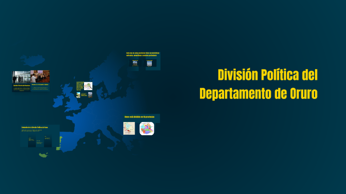 Mapa Político del Departamento de Oruro by Alexandra Rios Menacho on Prezi