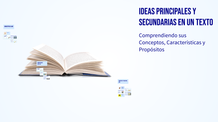 Ideas Principales y Secundarias en un Texto by andrea benitez on Prezi