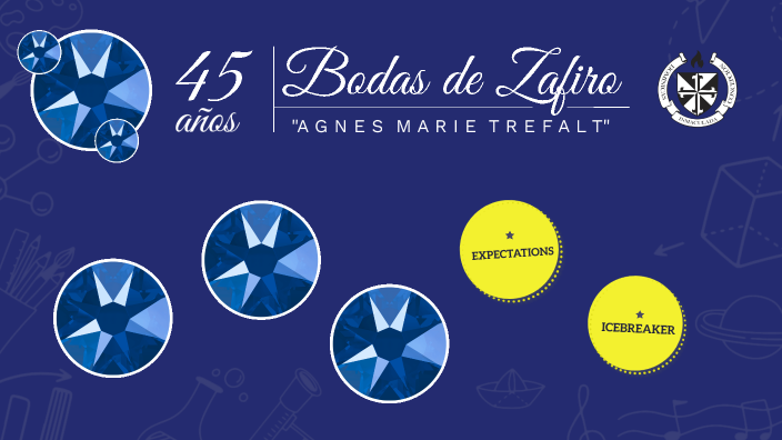 BODAS DE ZAFIRO "AGNES MARIE TREFAL" COLEGIO LA ASUNCIÓN by Maria Jose ...