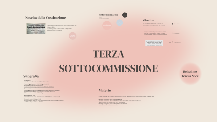 Terza sottocommissione by Amanda Lupi on Prezi