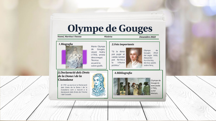 OLYMPE DE GOUGES by Noemí Recio on Prezi