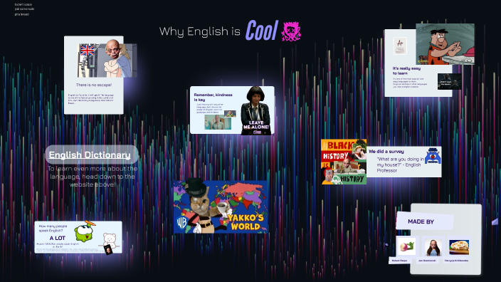 Why English is cool by Patrycja Królikowska on Prezi