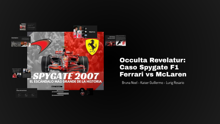 Occulta Revelatur: Caso Spygate F1 - Ferrari vs McLaren by Rosario ...