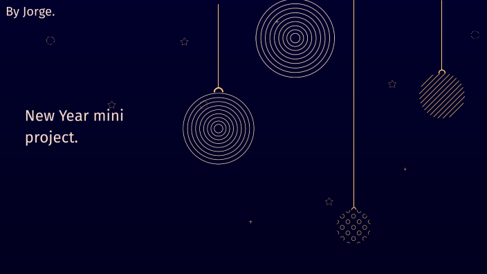 New year mini project. by Jorge Francisco-Pedro on Prezi