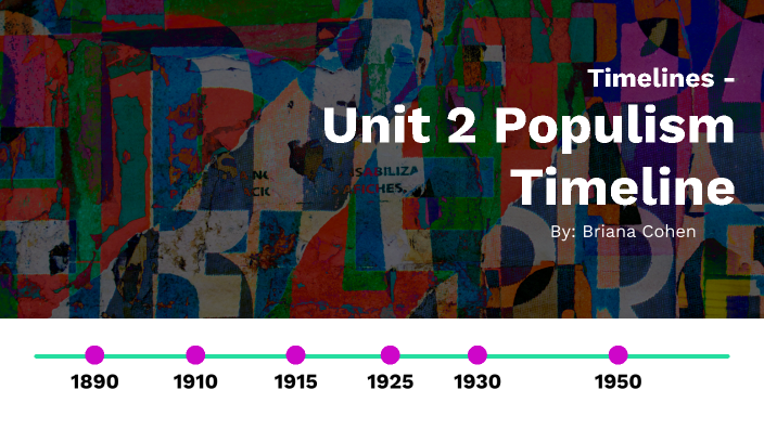 Unit 2 Populism Timeline Assignment by Briana Cohen on Prezi