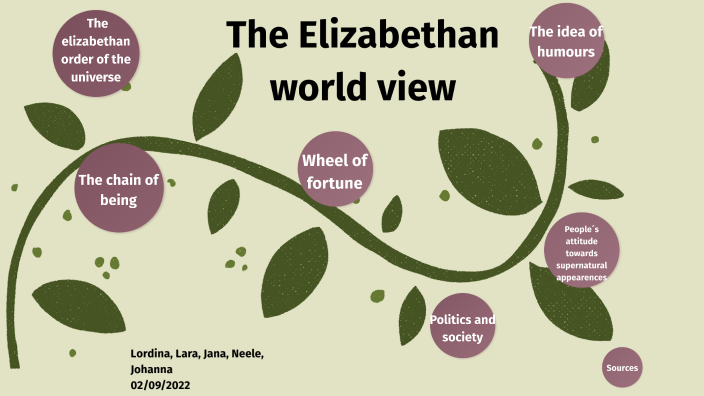 The Elizabethan world view by Jojo vB on Prezi