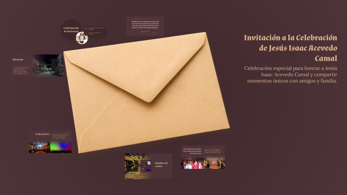 Invitación a la Celebración de Jesús Isaac Acevedo Camal by Hannah ...