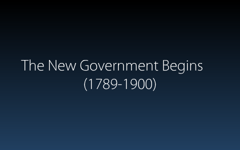 Chapter 8 Lesson 1-The New Government Begins (1789-1800) by Thomas ...