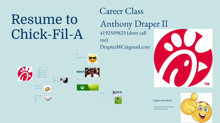 Crafting the Perfect Career Resume by Anthony Draper II on Prezi