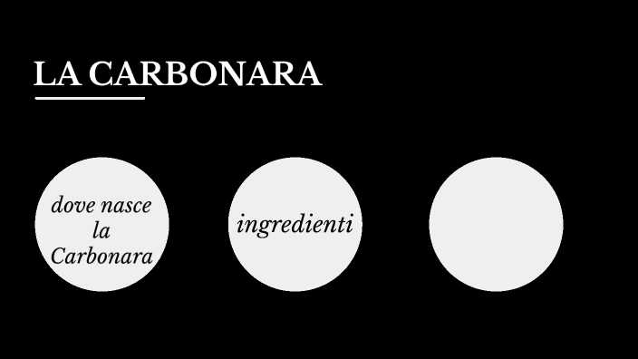 CARBONARA by Samuel Parisi on Prezi