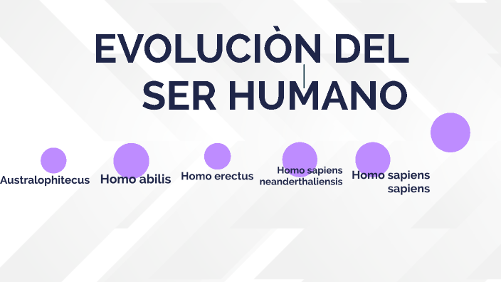 evolucion del ser humano by Daniela Pérez on Prezi