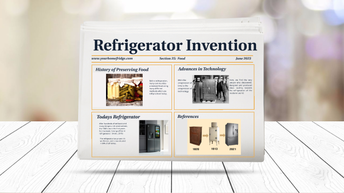 The Invention of the Refrigerator by angelique raikos on Prezi
