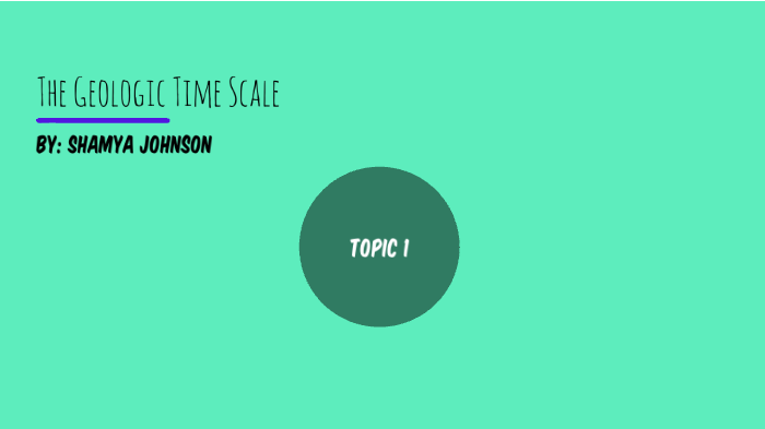 geologic time scale by SHAMYA JOHNSON on Prezi