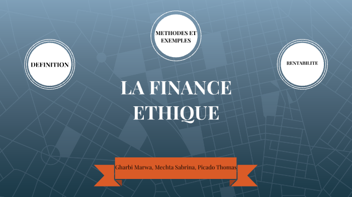 La finance éthique by Marwa Gharbi on Prezi