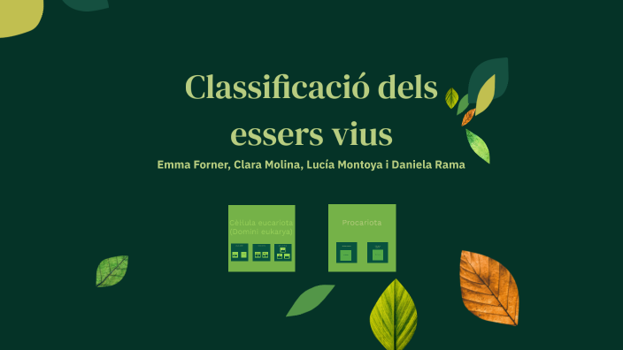 Classification of Living Beings by Emma Forner Muñoz on Prezi