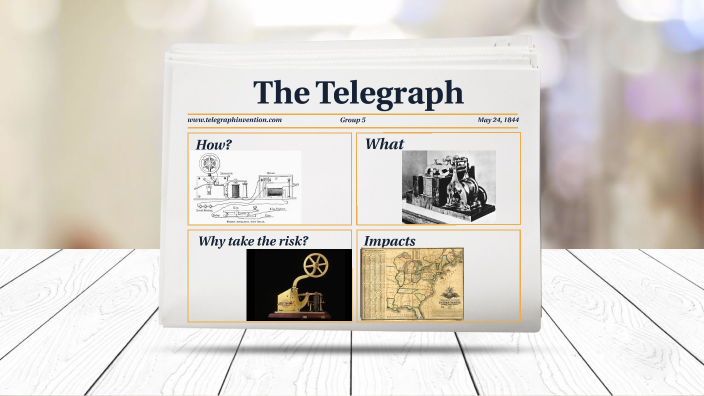 The Telegraph by Helena Almeida on Prezi