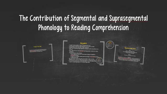 The Contribution of Segmental and Suprasegmental Phonology t by on Prezi