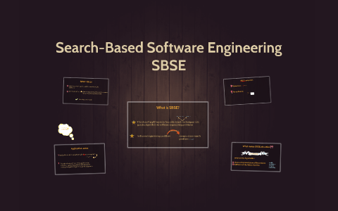 Search-Based Software Engineering by on Prezi