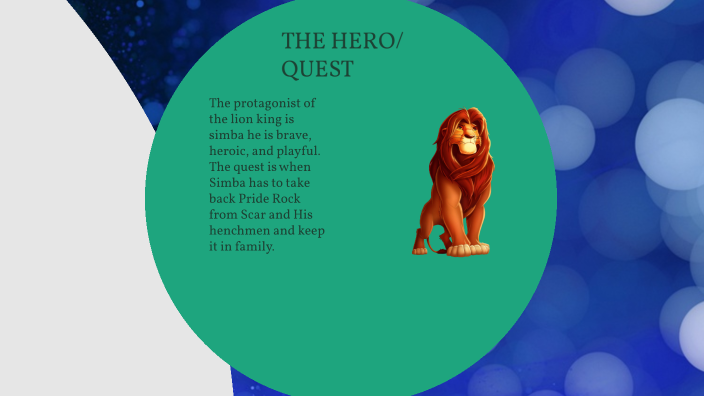 The Hero's journey Lion King cartoon by seth meanor on Prezi