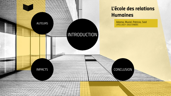 Ecole des relations humaines by said milandou on Prezi