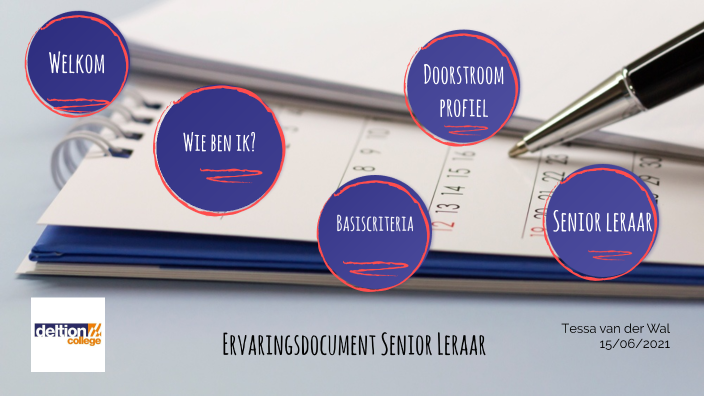 Ervaringsdocument senior leraar by Tessa van der Wal on Prezi