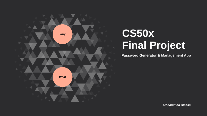 CS50x Final Project by mohammed Alessa on Prezi