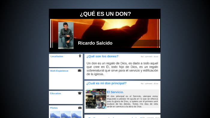 ¿QUÉ ES UN DON? by on Prezi