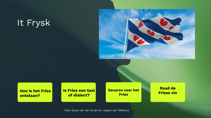 Het ontstaan van de Friese taal by guus sman on Prezi