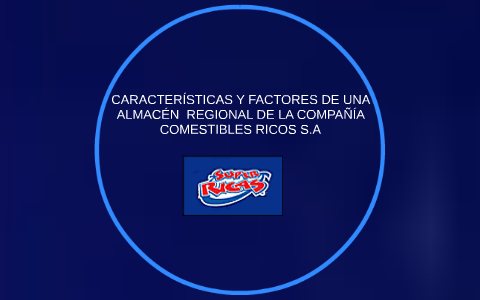 CARACTERÍSTICAS Y FACTORES DE UNA ALMACÉN REGIONAL DE LA CO by jeisson ...