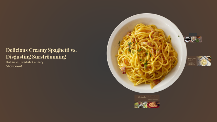 Delicious Creamy Spaghetti vs. Disgusting Surströmming by Noah Bron on ...
