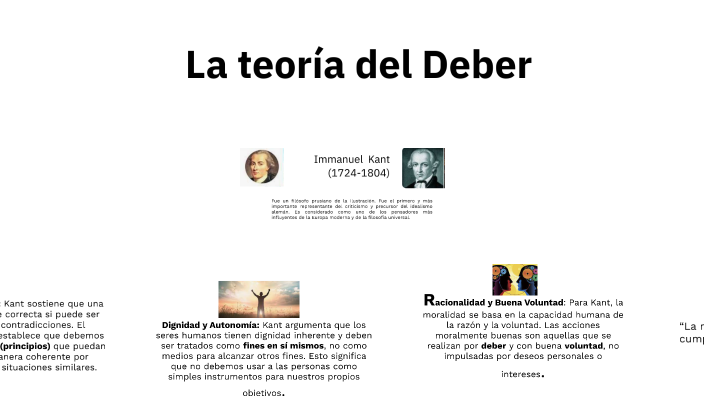 Teoría del deber- Kant by NORBERTO ESTEBAN BAUTISTA MARTÍNEZ on Prezi