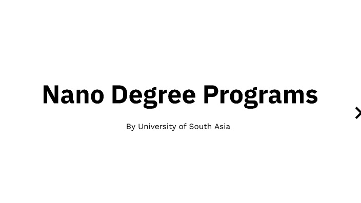 Nano Degree Programs by Fatima Shafqat on Prezi