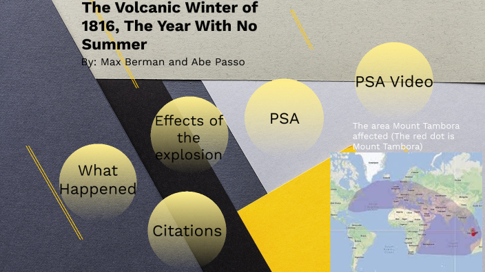 1816, The Year With No Summer by Max Berman on Prezi