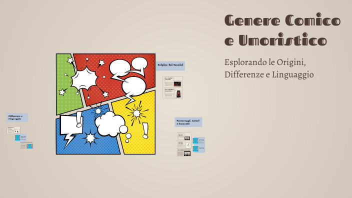 Genere Comico e Umoristico by Ilaria Formenti on Prezi