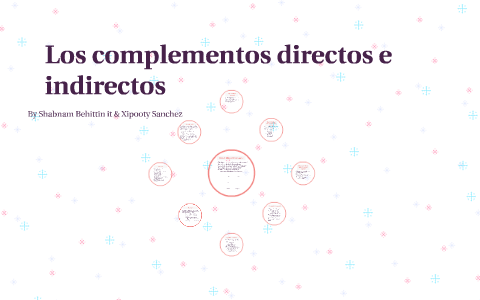 Los complementos directos e indirectos by Xipilli Sanchez on Prezi Next