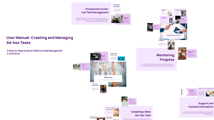 User Manual: How to Create and Manage Ad-hoc Tasks in the Portal by ...