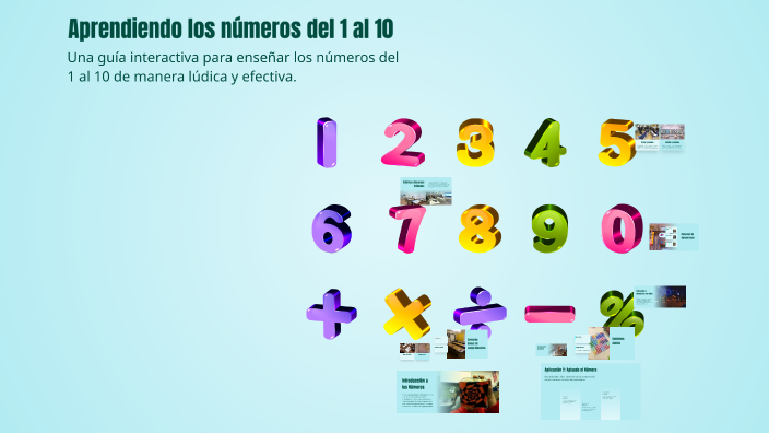 Aprendiendo los números del 1 al 10 by Diana Vega on Prezi