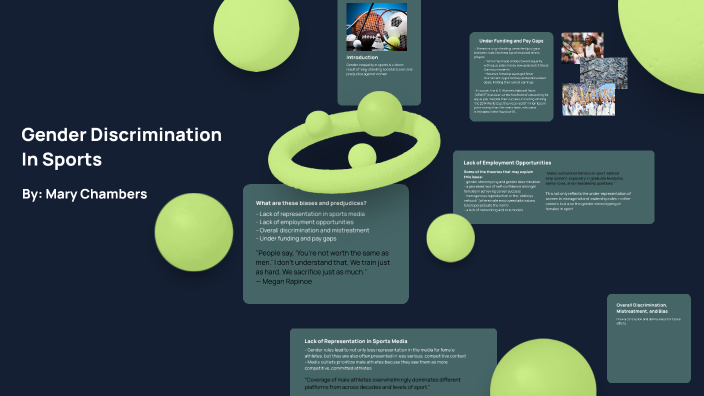 Gender Discrimination in Sports by Mary Chambers on Prezi
