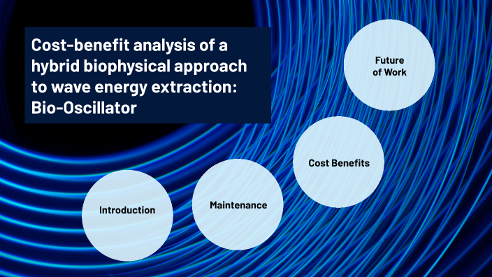 Cost-benefit analysis of a hybrid biophysical approach to wave energy ...
