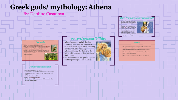 Greek gods/ mythology: Athena by daphne casanova on Prezi
