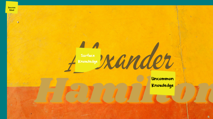 Alexander Hamilton by Isaac Heinze on Prezi