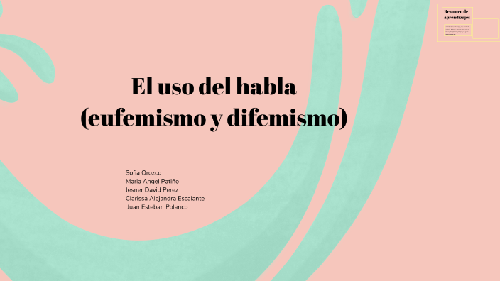El Eufemismo y Disfemismo by abraham orozco on Prezi