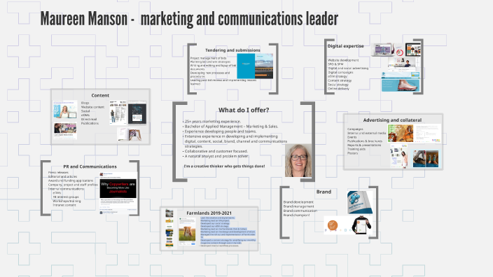2021 Maureen Manson - my skills and experience by Maureen Manson on Prezi